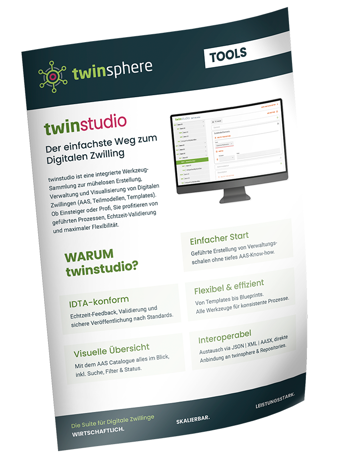 twinstudio - Der einfachste Weg zum Digitalen Zwilling
